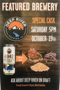 Deep River Brewing Cask Event and Medellin Food Truck – Greenway Beer ...